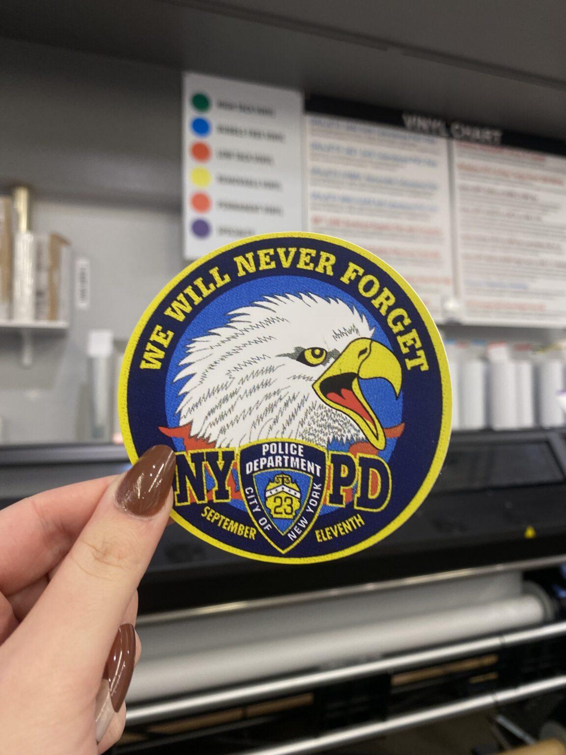 NYPD STICKER | Design One Printing